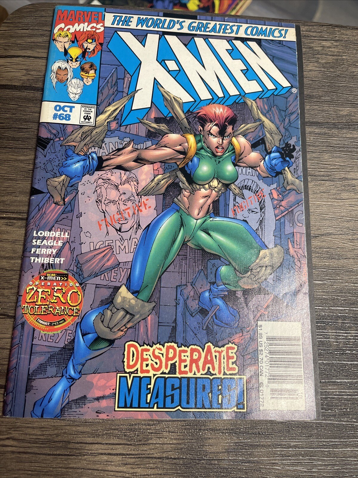 X-Men - Operation Zero Tolerance #68 Marvel Comic Oct 1997 | eBay