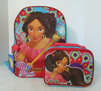 Disney Elena of Avalor School Backpack Lunch Bag Set 16" Princess NWT ...
