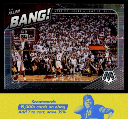 2020 Panini Mosaic Ray Allen Bang! #4 Miami Heat | eBay