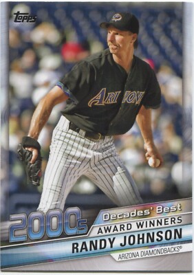RANDY JOHNSON 2020 Topps Series 2 2000s Decades' Best - ARIZONA D"BACKS ...