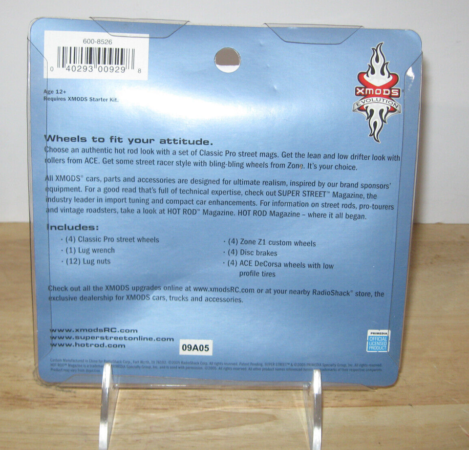 XMODS Evolution Series ~ Custom Wheel Upgrade Kit ~ 600-8526 RadioShack ...