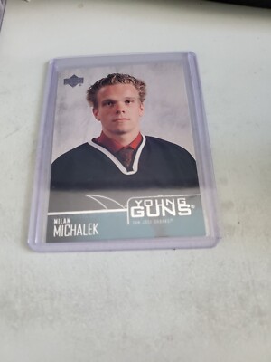 2003-04 MILAN MICHALEK UPPER DECK YOUNG GUNS ROOKIE CARD SAN JOSE ...