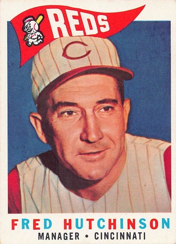 1960 Topps #219 Fred Hutchinson Cincinnati Reds Manager | eBay