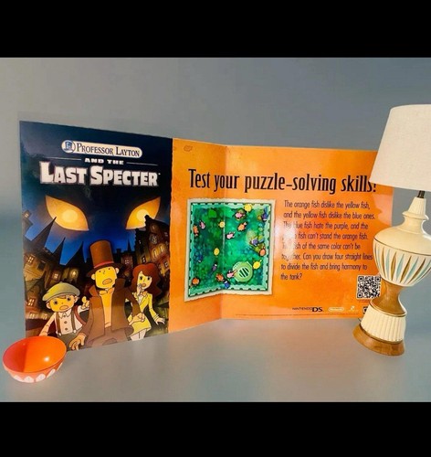 Vintage Nintendo DS Professor Layton and the Last Specter Large Display ...