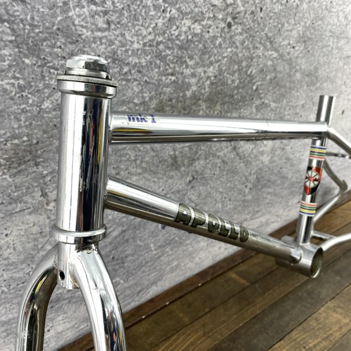 Vintage Apollo MK1 BMX Frame Fork Set MX-800 Chrome 1980s Old School ...