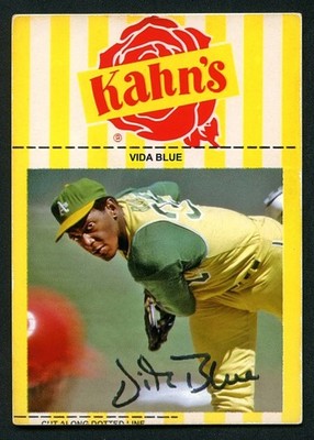 Banty Red 70's Kahns VIDA BLUE, Oakland A's DEBUT | eBay
