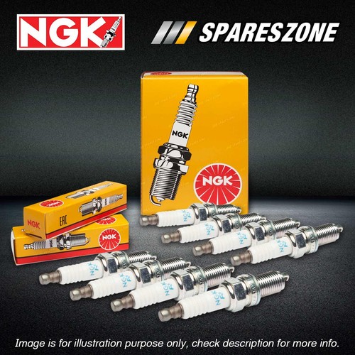 8 x NGK Standard Spark Plugs for Leyland P76 4.4L V8 Carb OHV 143kW 06/ ...