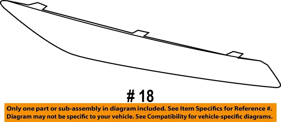 BMW OEM Front Bumper Grille Grill-Finish Panel Trim Right 51117229182 ...