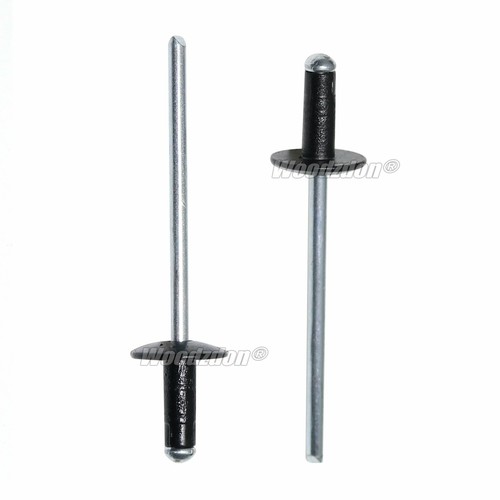 (Qty:100) Windshield Side Rail Blind Rivets 1/8" Diameter For Ford ...