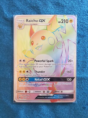 Raichu GX (Secret) 75/73 Shining Legends Holo Rainbow Rare | eBay
