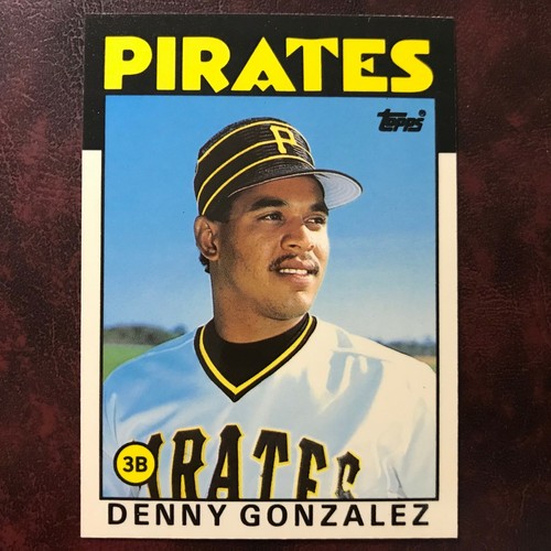1986 Topps TIFFANY Set DENNY GONZALEZ #746 PIRATES ** MINT ** HIGH ...