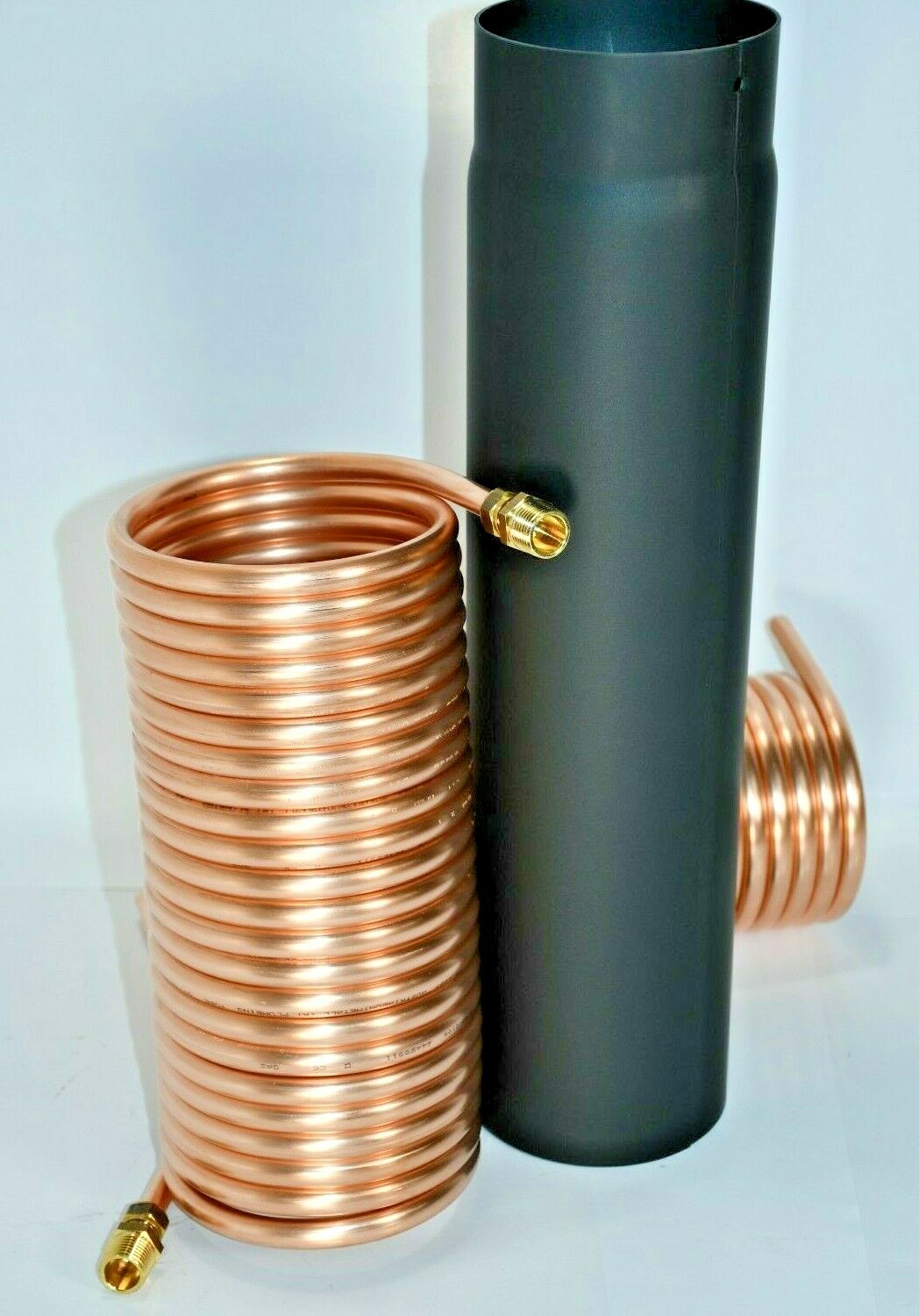 Spirale 10m Tubo di Rame 12x1mm Interno-ø ca.124mm Per da Forno 120mm ...