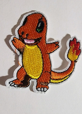 Charmander Pokemon Sew or Iron On Embroidered Applique Patch | eBay
