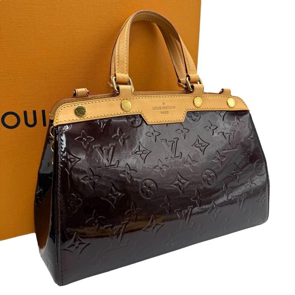 6128 Excellent Condition Louis Vuitton Vernis Blair MM M91619 Amarante ...