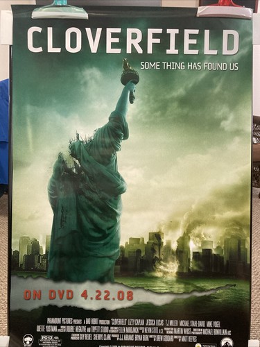 Cloverfield HTF original Promo movie poster 27x40 JJ Abrams - 2008 ...