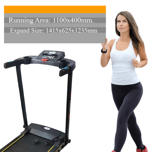 Electric Treadmill Walking Running Motorized Machine Home Gym Fitness ...