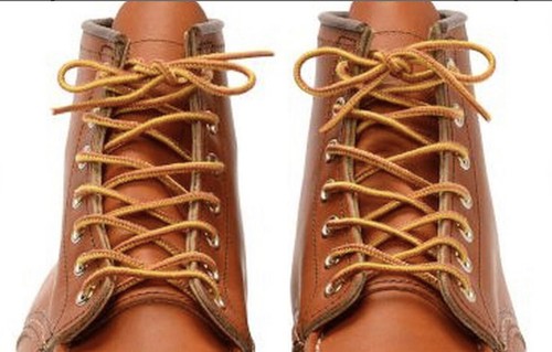 2 Pair KIWI Work Boot Laces Strong Bootlaces Golden Tan 72" For 9 ...