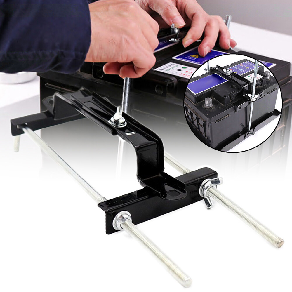 Adjustable Universal Car Crossbar Battery Hold Down Bracket Holder ...