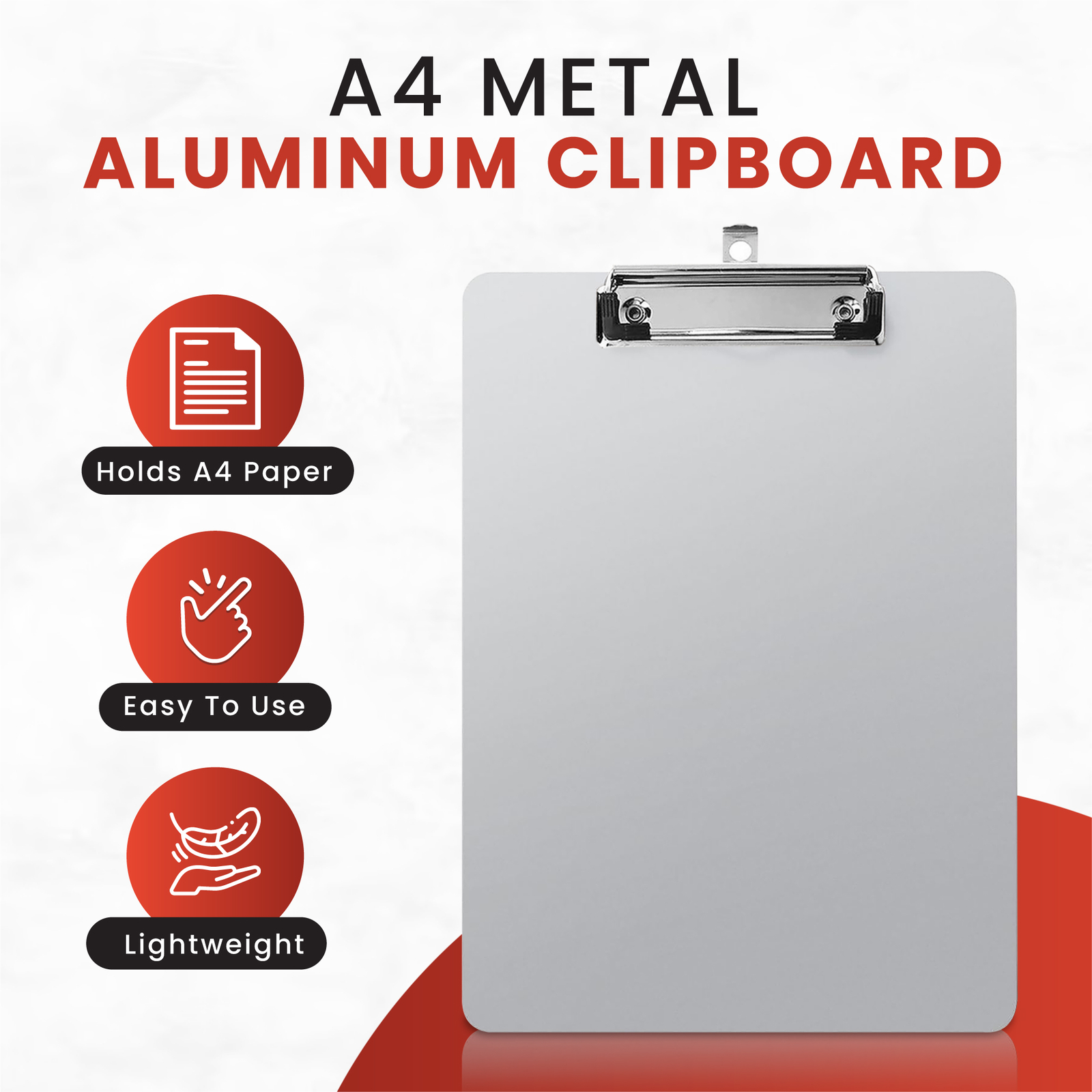 Janrax A4 Metal Clip Board - Aluminum Clipboard for sale online | eBay