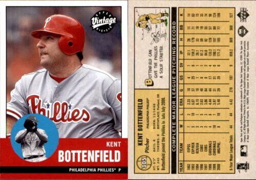 Kent Bottenfield 2001 Upper Deck Vintage #305 | eBay