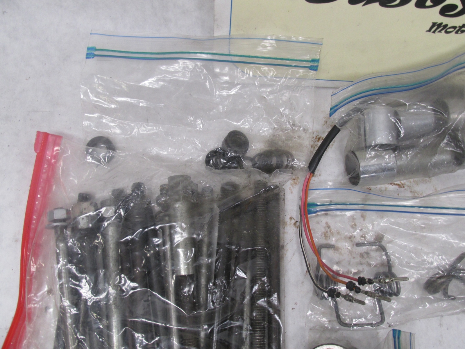 Huge 21+ Pound Mixed Harley Builders Machinist Lot Engine Parts Studs ...