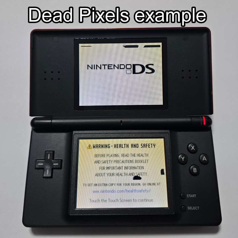 Nintendo DS Lite With Charger Stylus SCREEN ISSUE - CHOOSE COLOR ...