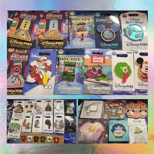 Disney Pin Lot Authentic Collection. Over 40 New Pins! | eBay
