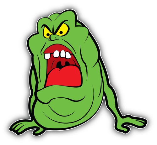 Ghostbusters Cartoon Angry Slimer Sticker Bumper Decal - ''SIZES'' | eBay