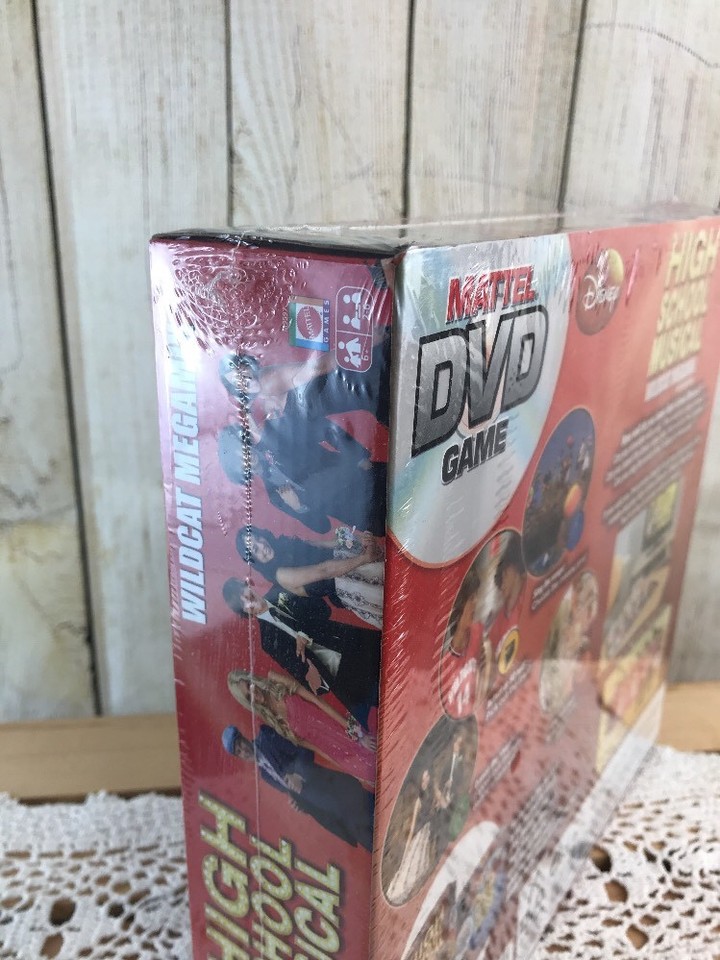 New & Sealed HIGH SCHOOL MUSICAL Wildcat Megamix DVD Board Game Mattel ...