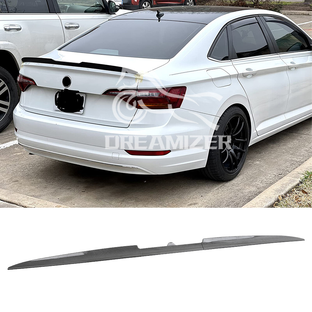 Carbon Rear Roof Trunk Spoiler Lip Tail Wing Kit For Volkswagen VW ...