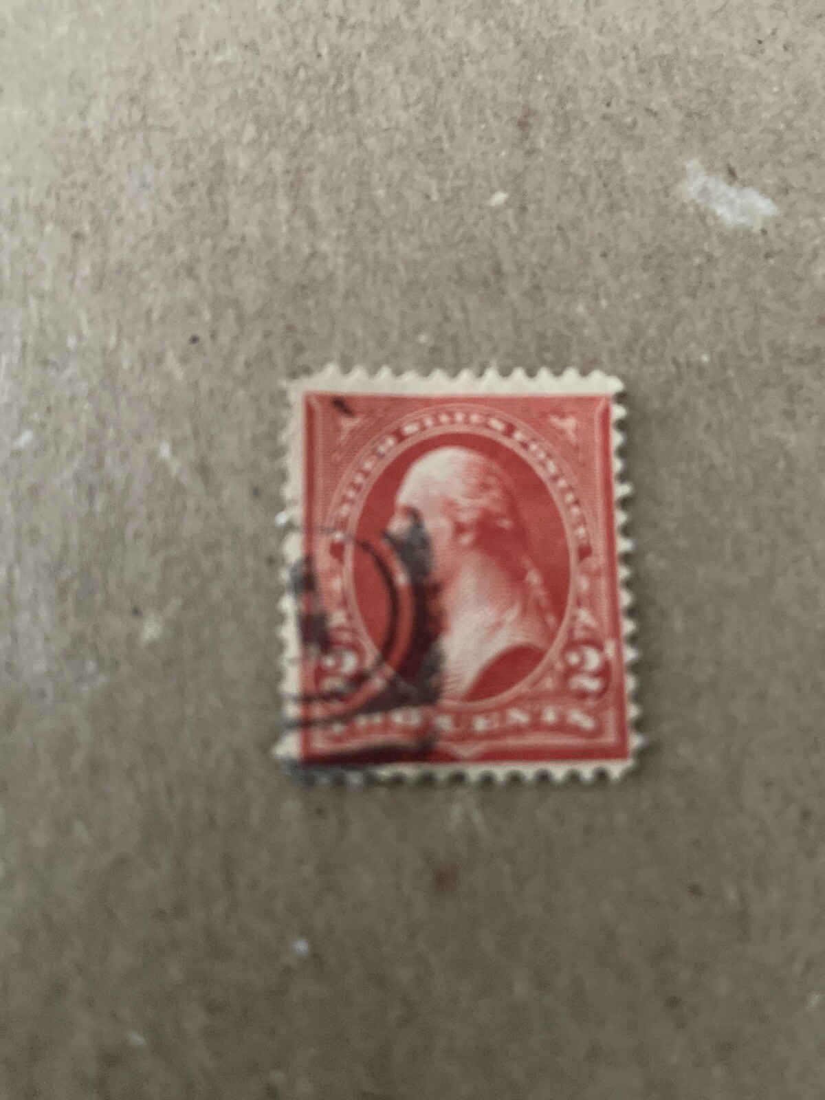 Us Stamp Scott # 279b- Washington 1898 2 Cent Used-different ...