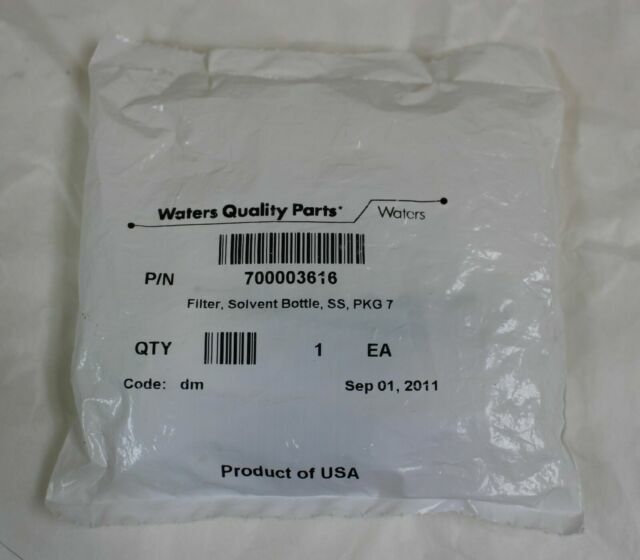 Water 700003616 7-Pack Solvent Bottle Filter for sale online | eBay