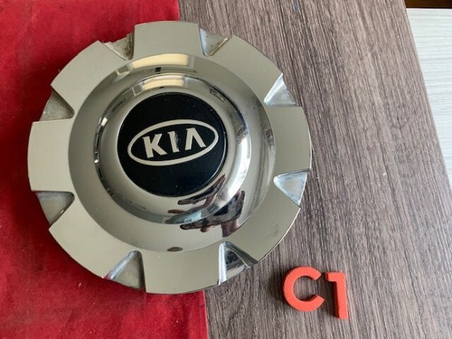 #C1 (1) 2004-2006 Kia Optima Wheel Hub Center Cap Chrome w/Black 52960 ...