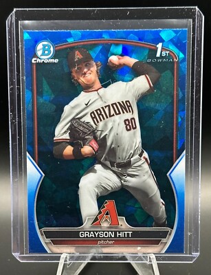 2023 Bowman Draft Sapphire - Grayson Hitt 1st - Arizona Diamondbacks # ...