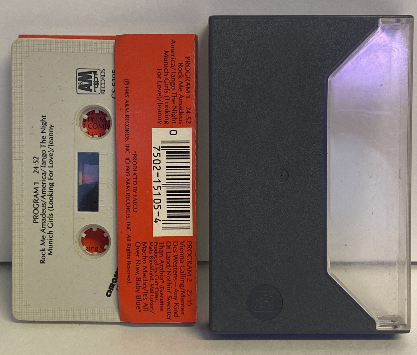 FALCO 3 Cassette Tape 1986 Electronic Synth Pop Rare Untested | eBay