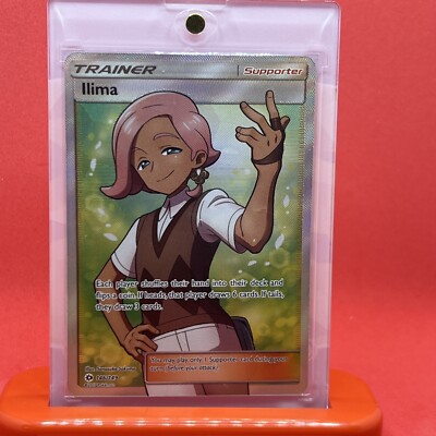 Llima 146/149 Full Art Holo Rare Pokemon Sun Moon Base Set Trading Card ...
