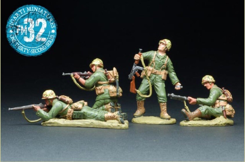 Figarti 1/30th scale A4023 U.S. Marines Iwo Jima Grenade Thrower WWII ...