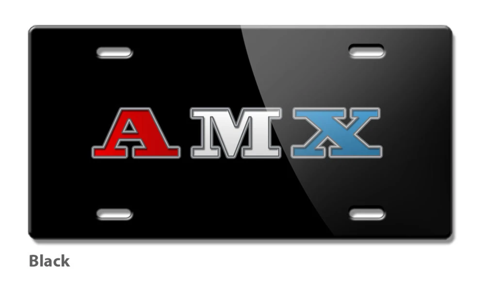 1971 - 1974 AMC AMX Emblem Novelty License Plate - Aluminum - 16 colors ...