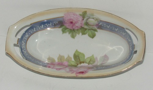 P.P.A.A. Bavaria Porcelain Relish Dish Reticulated Handles | eBay