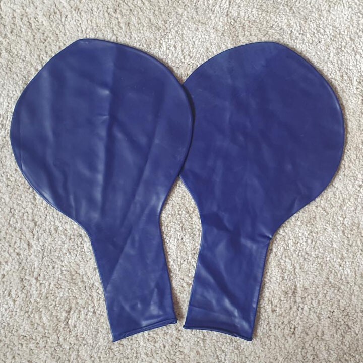 Balloon Pack 6x SA Balloons 3x blue & 3x Green/Blue looner Balloons | eBay