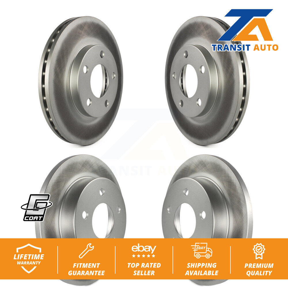 Front Rear Coated Disc Brake Rotors Kit For Ford Mustang KG-100757 | eBay