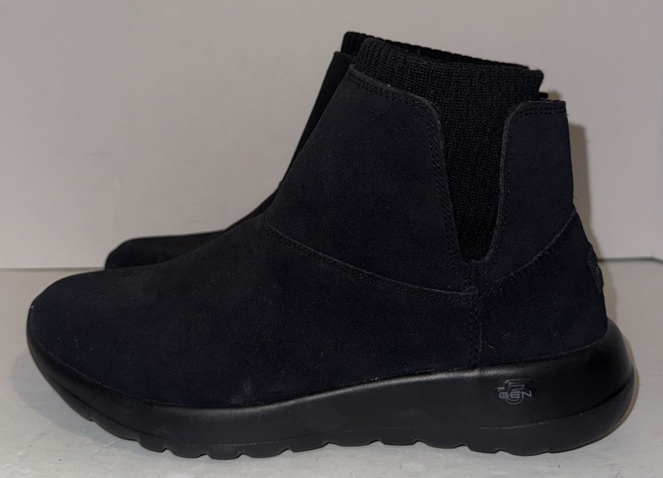 Skechers Women’s 9 On The Go Joy Boots Black Comfort | eBay