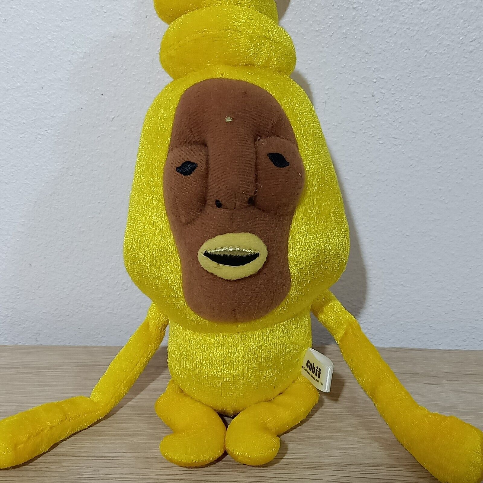 Kobito Dukan Cobit Gold Brown Sun Arrow Japan Plush Toy Doll 9" Japan ...