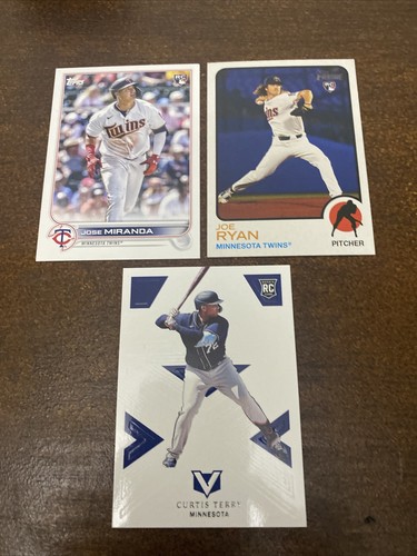 Jose Miranda 2022 Topps Rc Joe Ryan 2022 Heritage RC & Curtis Terry ...