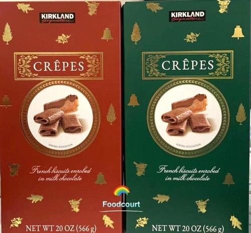 Kirkland Signature Crepes Biscuits in Milk Chocolate (Various Colors ...