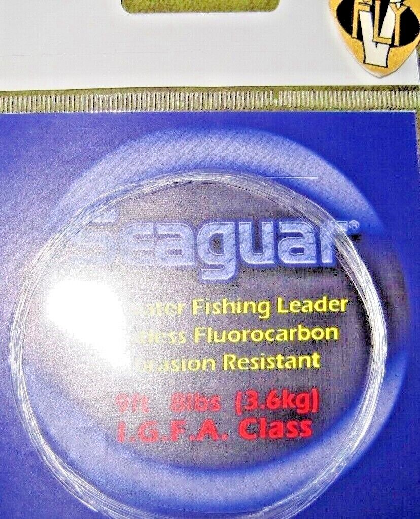 Seaguar Knotless 9-feet Fluorocarbon Tapered Leader Fishing Seaguar 9 ...