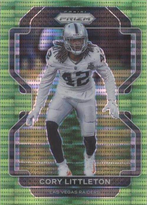 2021 Panini Prizm - Cory Littleton #183 Neon Green Pulsar Prizm for ...