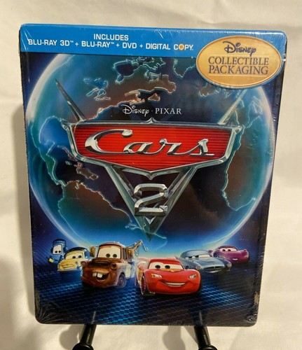 CARS 2 3D Blu-Ray DVD Digital Copy 5-Disc SteelBook collectible ...