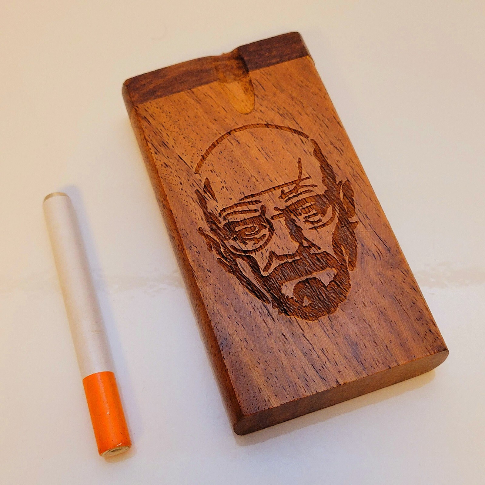 4" Wood Dugout Box BREAKING BAD W/ One Hitter Smoking Pipe Bat ...