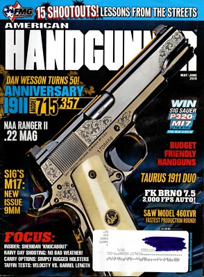 American Handgunner Magazine May June 2019 Anniversary 1911 Model 715 ...
